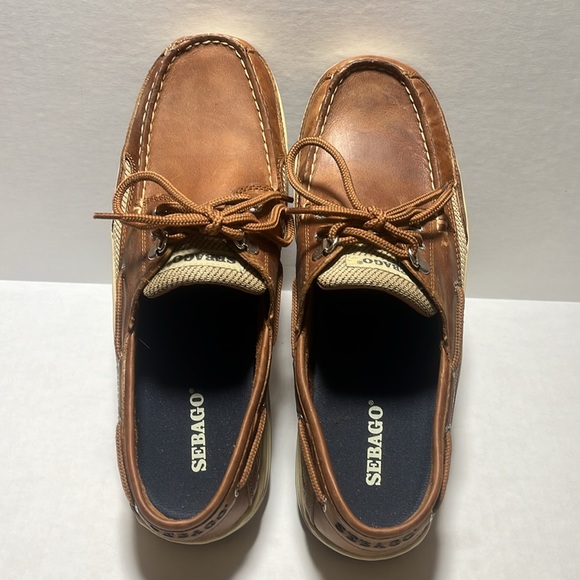 Sebago | Shoes | Sebago Mens Leather Boat Shoe Us95 New Wo Box ...